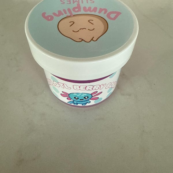 Alien Axolotl Slime, Snow Fizz Slime, Axolotl Slime, Crunchy Slime ...