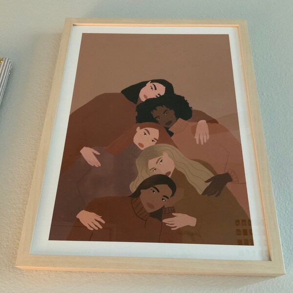 Women Empowerment Art Print Diversity Art Print Female Empowerment