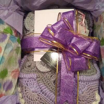 Ardith Handmade Crochet Blanket - Etsy