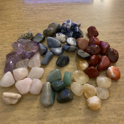 Digging Dolls: 2 Lbs Natural India Rough Stone Mix Made With Over 30 ...