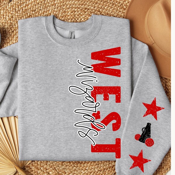 CUSTOMIZABLE Vertical CHEER Mascot Design PLUS Sleeve Spirit Wear ...