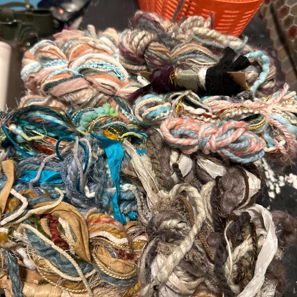 Forgotten Forest Fiber Pack Yarn Sari Bundle 13 Yards Total 1 Yards of ...