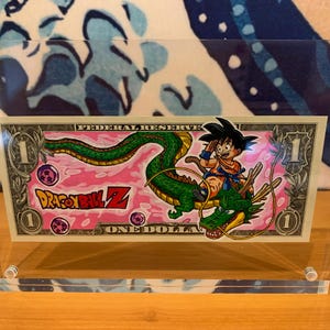 Unique Simpsons Dollar Bill Art Including Clear Acrylic Photo Frame ...