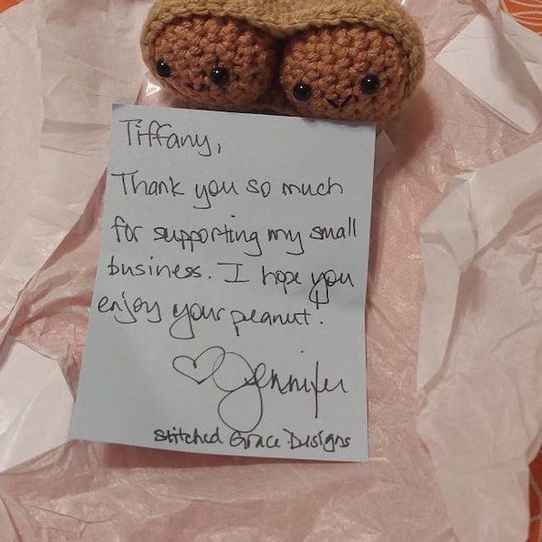 Crochet Peanut Plush, Peanuts in Shell, Gift for Couple, Best Friend ...