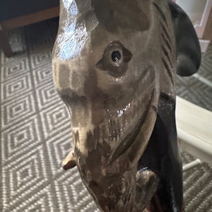 Phoenix Cane Walking Stick Wooden Carved Hand Head Walking Cane Old ...