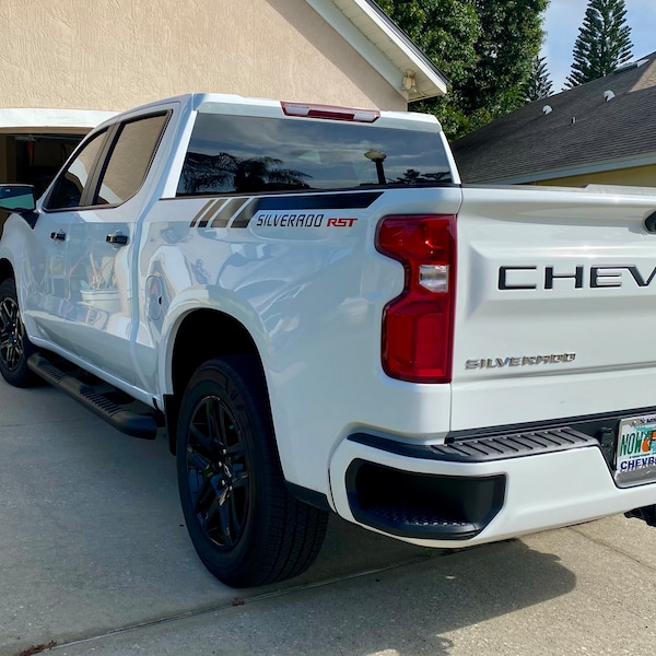 Chevrolet SILVERADO RST BED Vinyl Decal Sticker Graphics Kit Fits Chevy ...