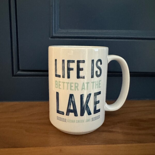 Lake Life Mug, Lake House Gift, Lake Coffee Mug, Custom Lake Mug ...