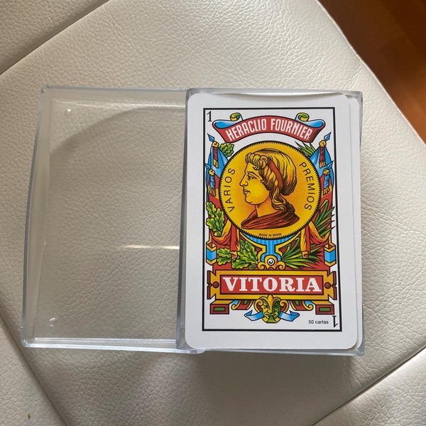 Spanish Playing Cards With Case (50 Cards) Ref: F20990 | Fournier ...