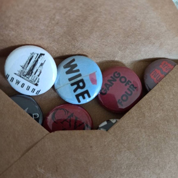 Indie Pop/twee/shoegaze One Inch Button Set (6 Buttons) - Etsy