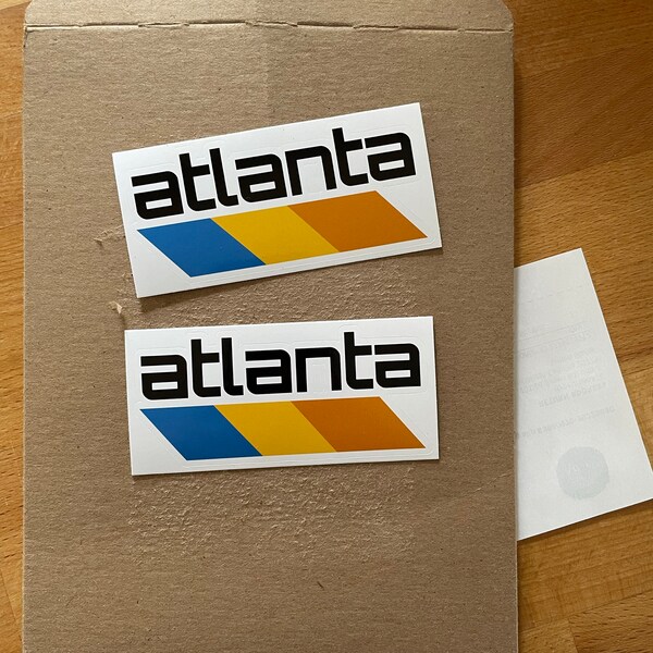 Atlanta Sticker, Atlanta Apparel, Atlanta Gift, ATL Stickers - Etsy