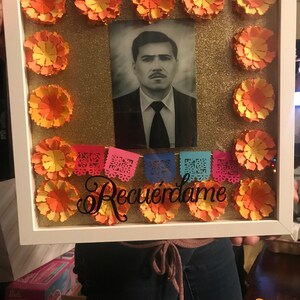 Recuerdame Shadow Box, Memorial Shadow Box, Ofrenda, Memorial Shadow ...