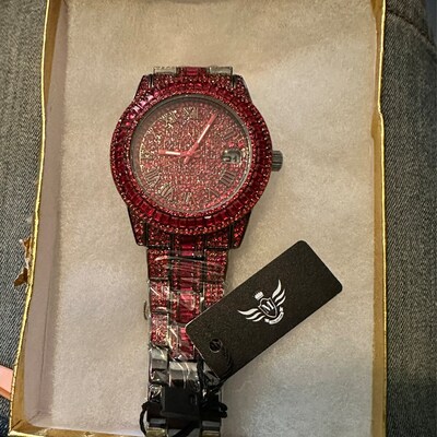 Hip Hop Iced Out Watch - Etsy