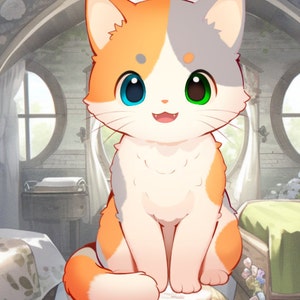 Customizable Vtuber Anime Cats Live2d Avatar - Etsy