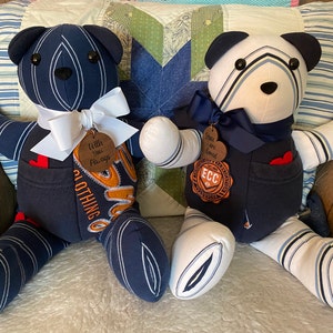 Memory BEAR Handmade Keepsake Animal REMEMBRANCE Gift - Etsy