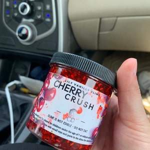 Peach Bingsu Crunchy Slime, Peaches, Slime Gifts, Scented Slime, Slime ...