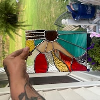 Windy Tree Stained Glass Pattern PDF Digital File - Etsy Canada