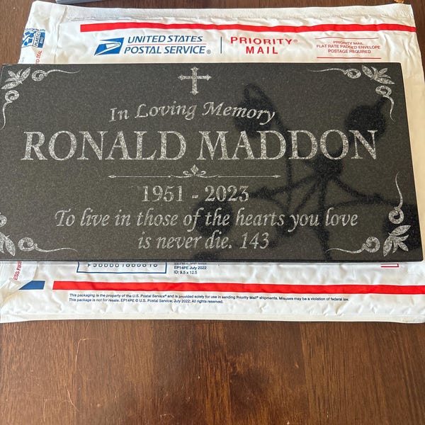 Memorial Stone, Custom in Loving Memory Stone, Memorial Plaque ...