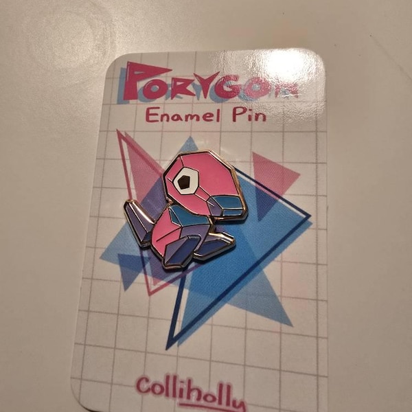 Porygon Glow-in-the-dark Hard Enamel Pin - 1in. - Etsy