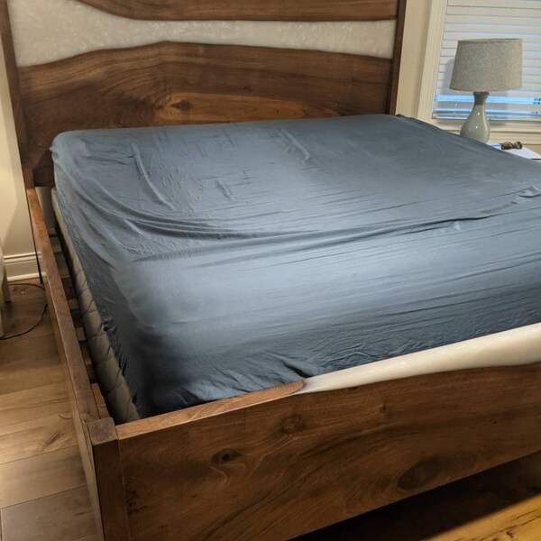 Custom Made Epoxy River Dresser Featuring 8 Soft Touch Open Drawers and ...