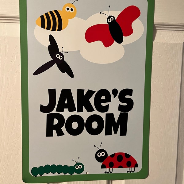 Bugs Sign, Insects Sign, Custom Insects Decor, Bug Lover Gift, Kid Room ...