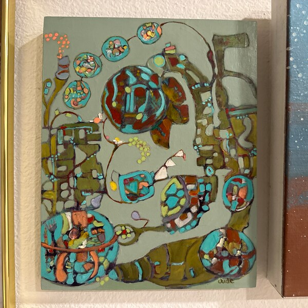 CANDY LAND an Original Painting by Artist, Judie Mulkey Abstract Wall ...