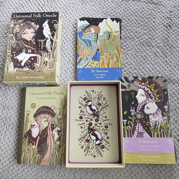 Mystic Palette Tarot Card Deck With Physical Illustrated Color ...