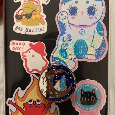 Kuchipatchi Mayo Holographic Vinyl Sticker Tamagotchi Sticker Cute ...