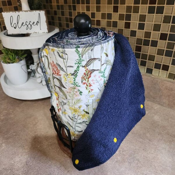 Un Reusable Paper Less Towels Meadow Flowers //reusable Paper Towels ...
