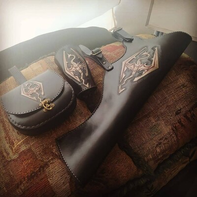 Leather Quiver Pattern / Belt Quiver / Viking Knotwork PDF SVG LASER - Etsy