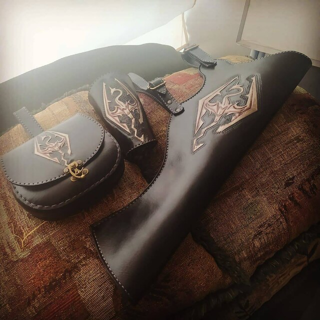 Leatherworking Patterns Fantasy by TheDarkHorseWorkshop on Etsy