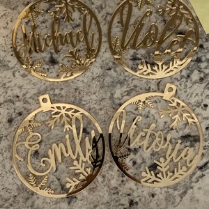 Custom CHRISTMAS tree baubles Christmas tree decor | Etsy