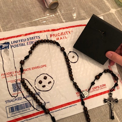 Indestructible Rosary Heavy-duty Gunmetal Beads and 2.5 Benedict ...