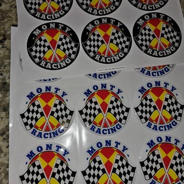 Personalized Domed Sticker, Resin Sticker, Dome Sticker, Hard Gel ...