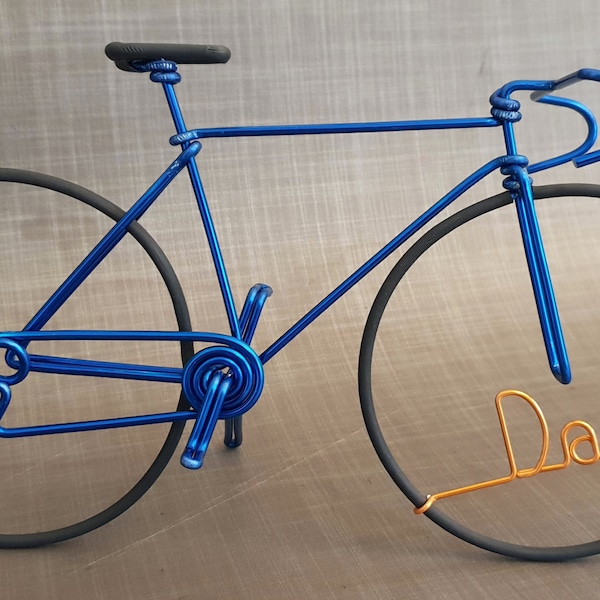 Vélo Hollandais Miniature / Dutch bike in aluminium wire - Etsy France
