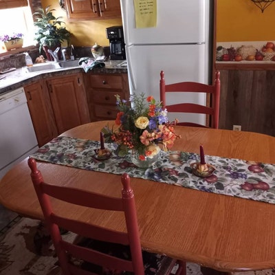 Hydrangea Blue Empress Valance - Etsy