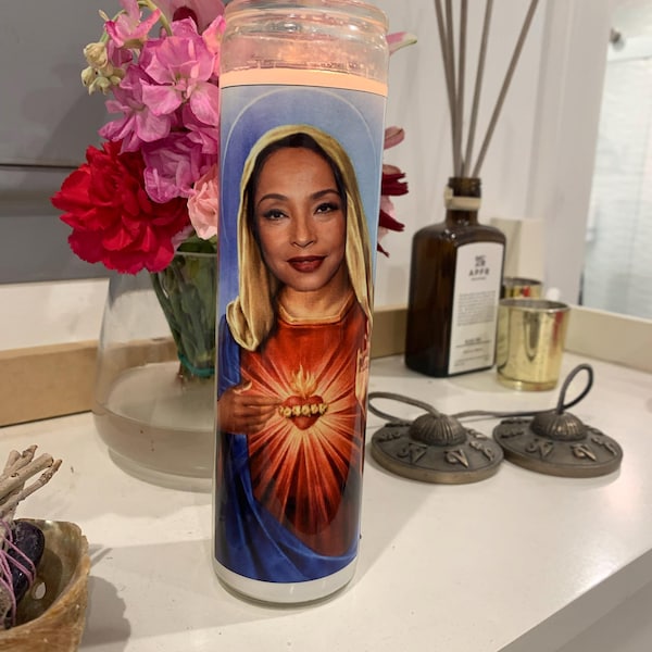Celebrity Saint Candle - Etsy