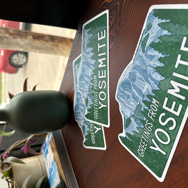 Yosemite Postcard, Greetings From Yosemite, Half Dome Postcard,yosemite ...