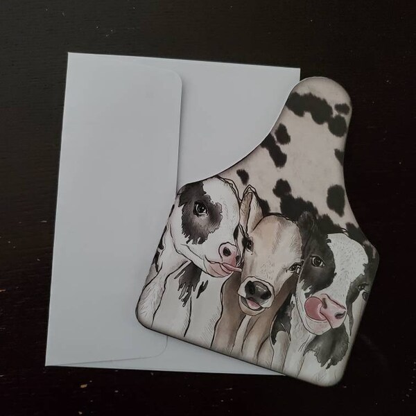 Cow Birthday Card, Heifer Card, Birthday Card for Friend - Etsy