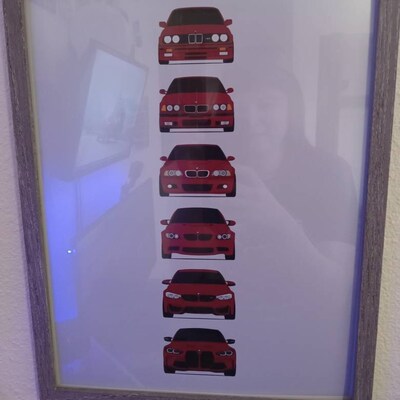 Chevy Camaro Generations 1967-present Inspired Car Poster Print Wall ...