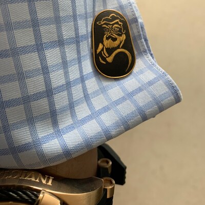 Vintage Black Satin Western Tie Mid Century Cowboy Style Colonel ...