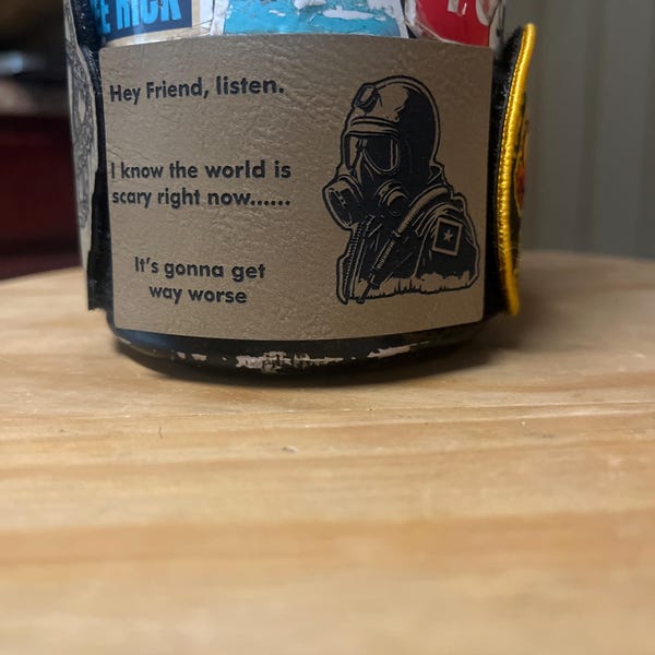 Doomer Wojack Meme Morale Patch, Perfect for Tactical Hat, Range Bag, Hook and Loop Backing ...