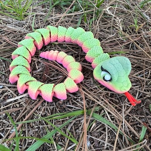 Cute Flexi Snake / 3D Print Instant Download/3d Printed Toy/3d Printed ...