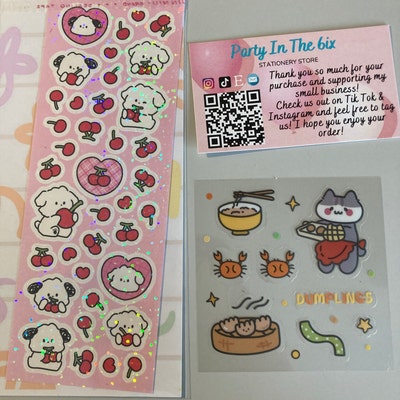 Kawaii Sticker Sheets, Cute Planner Sticker Sheets - Etsy