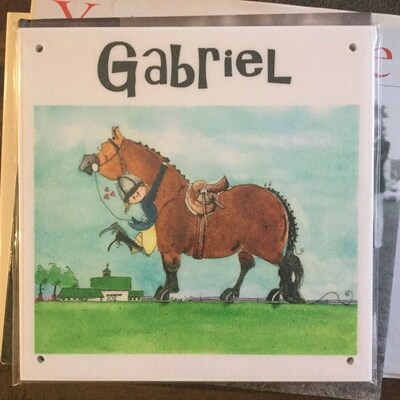 Outfoxed fox Hunting Horse. Mini Greeting Cards. Package of - Etsy