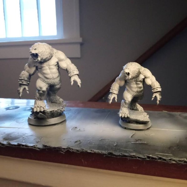 Mounted Dark Elf Fighter on Riding Lizard | 28mm and 32mm Scale| Dnd 5e ...