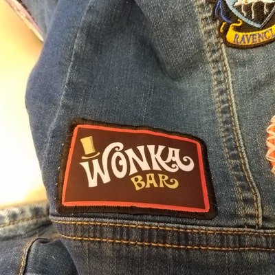 Willy Wonka Patch Charlie and the Chocolate Factory Patch Wonka Bar Patch Golden Ticket Patch ...