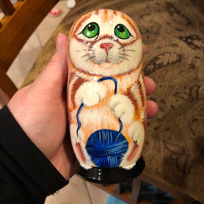 4 Nesting Dolls Cartoon Hero Matryoshka 5 in 1 Handmade - Etsy