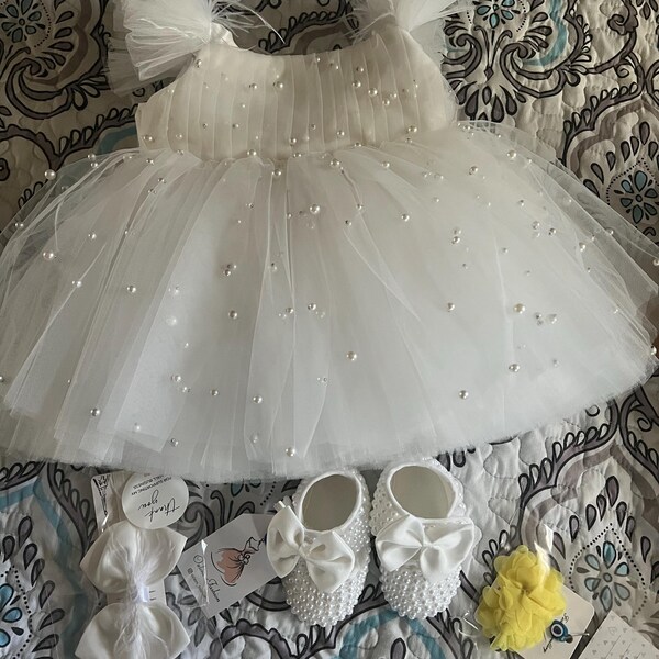 Powder Pink Birthday Tutu Dress,baby Prom Dress Ball Gown Toddler First ...