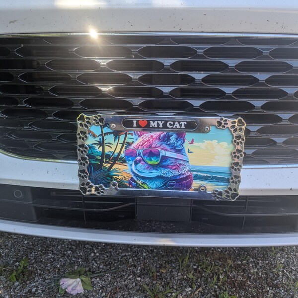 Western USA Flag Mom License Plate,cowhide Camo USA Mom License Plate ...