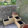 Corner Triangle Decking Planter - Etsy UK